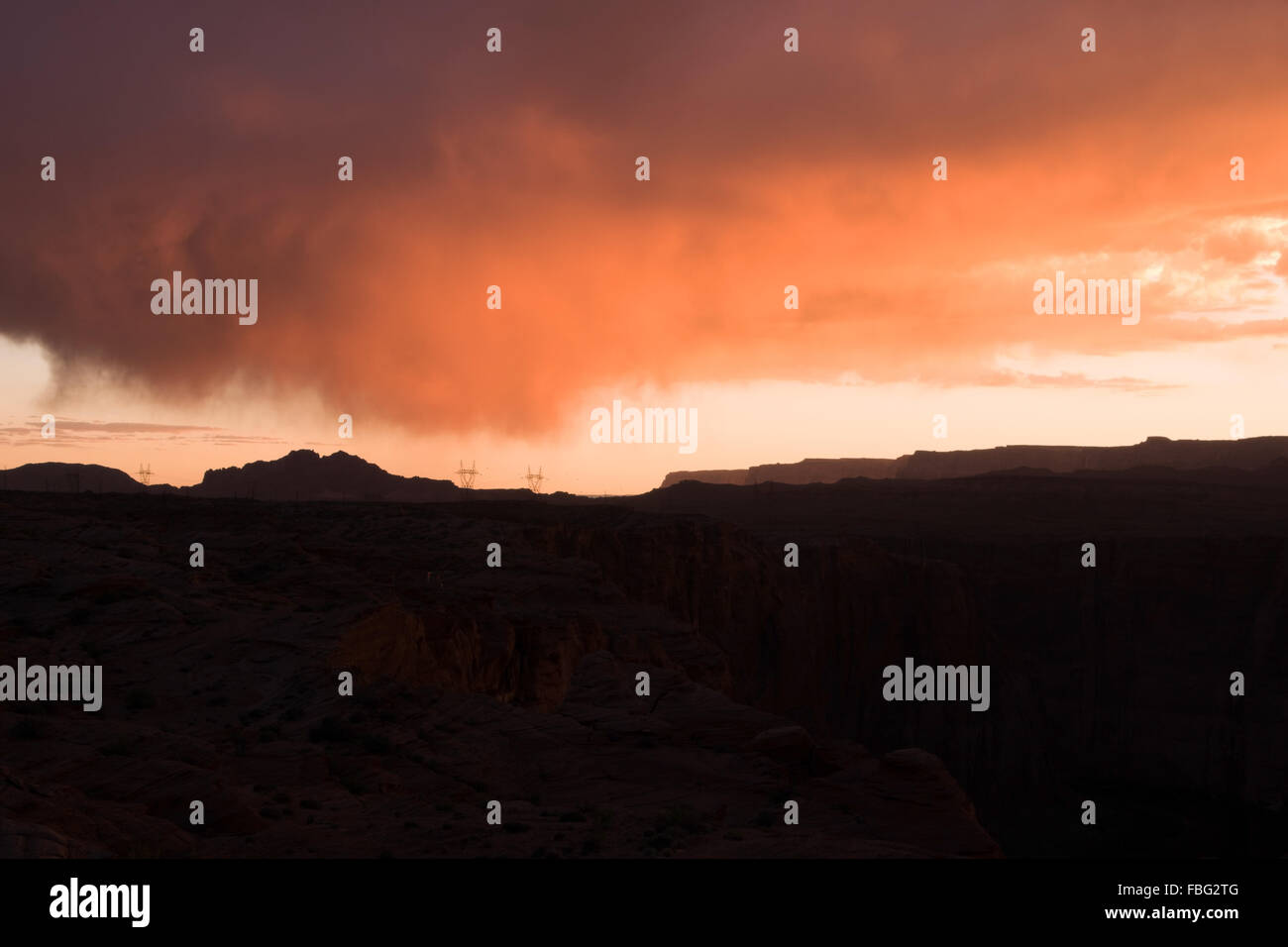 Sunset in the Vermilion Cliffs Wilderness, Utah, USA Stock Photo - Alamy