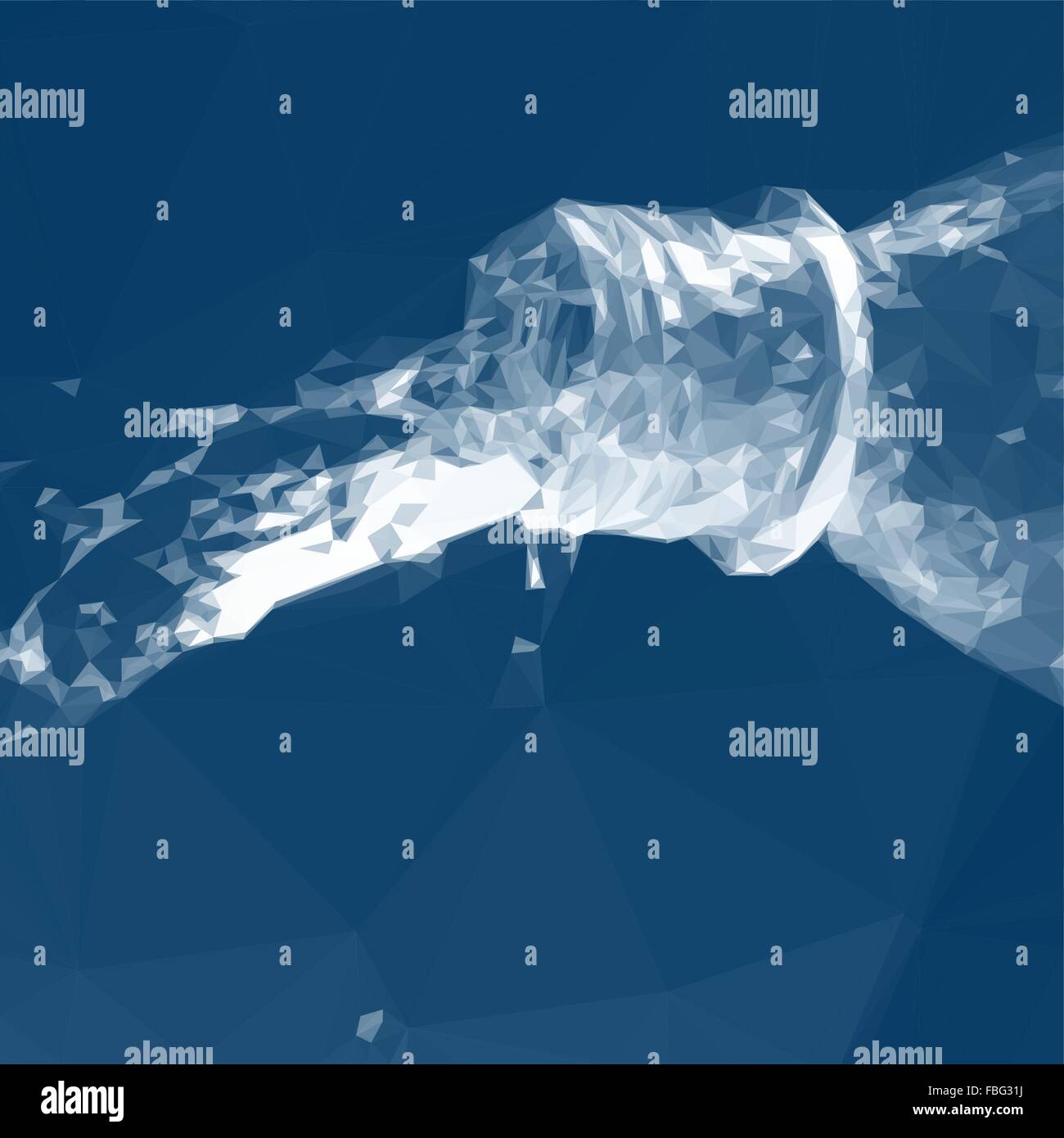 Low poly design yellow plastic bottle of water splashing splash ...