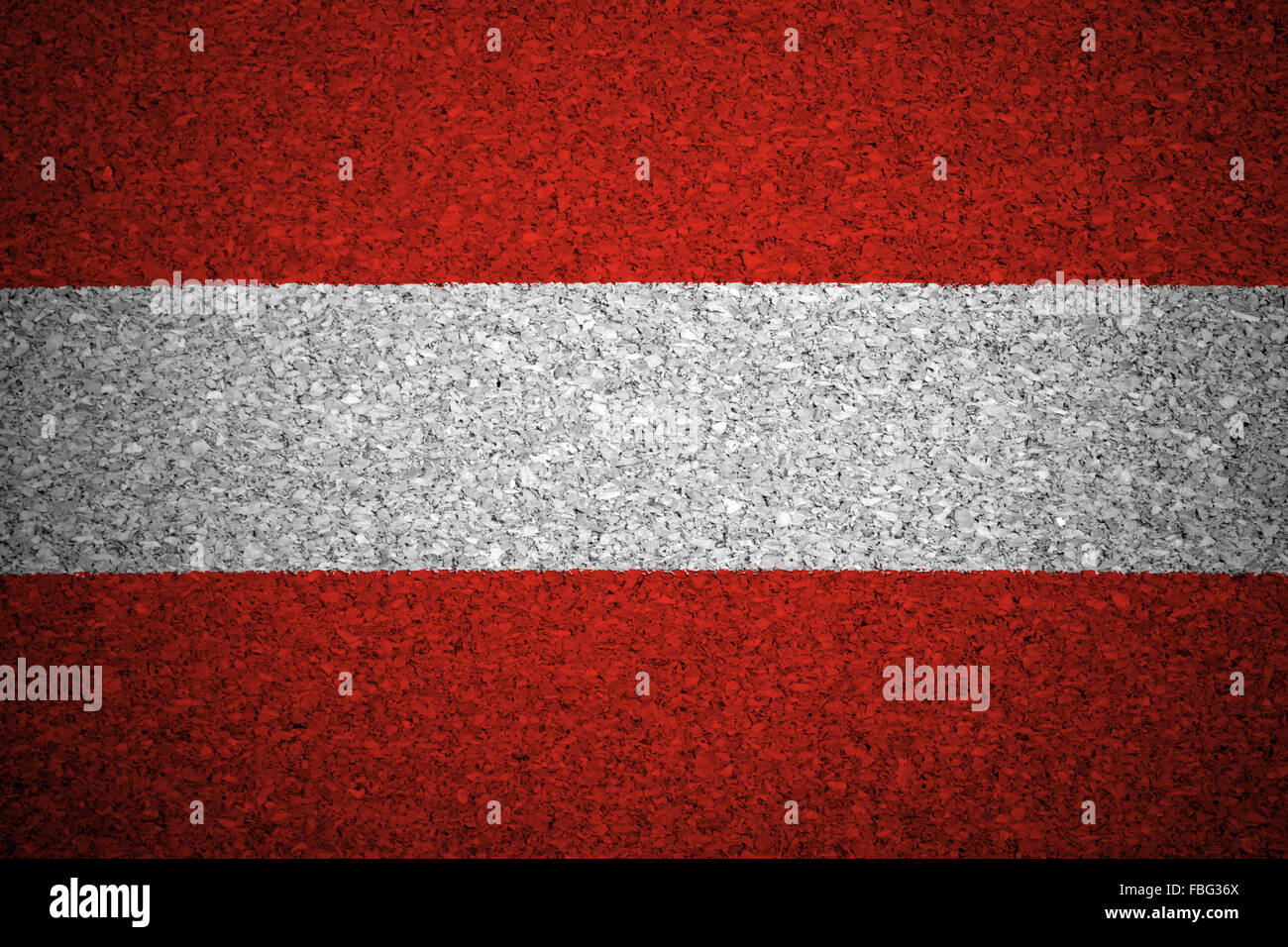 The Austrian flag Stock Photo - Alamy
