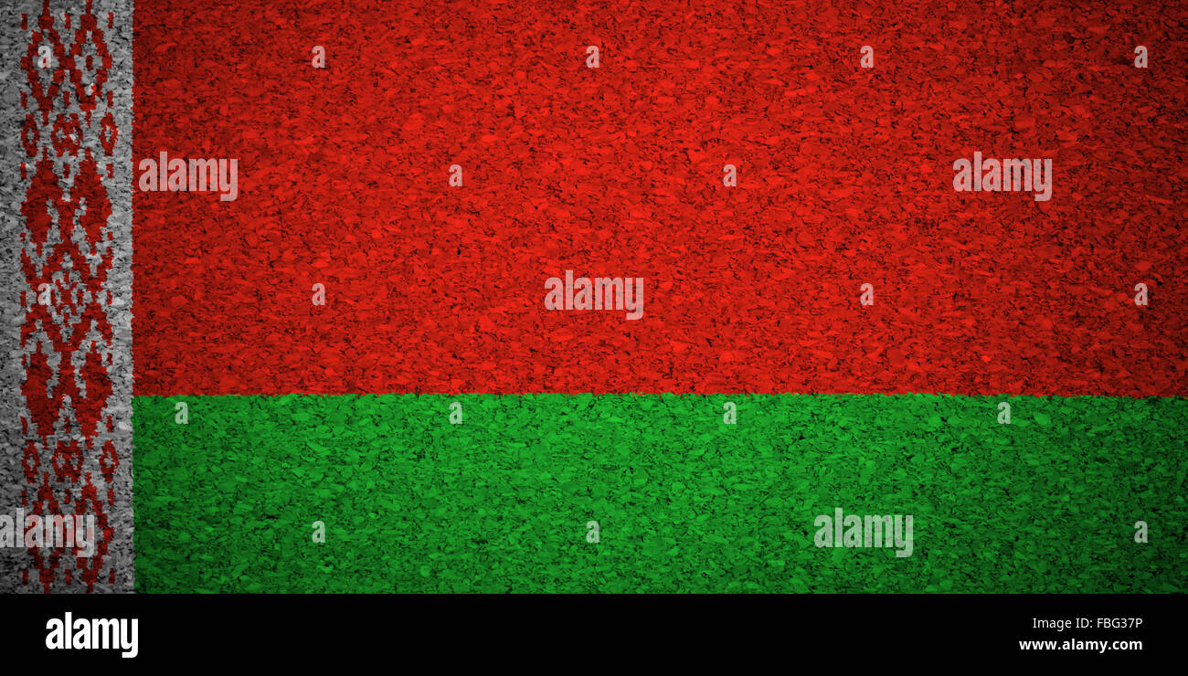 The Belarusian flag Stock Photo - Alamy