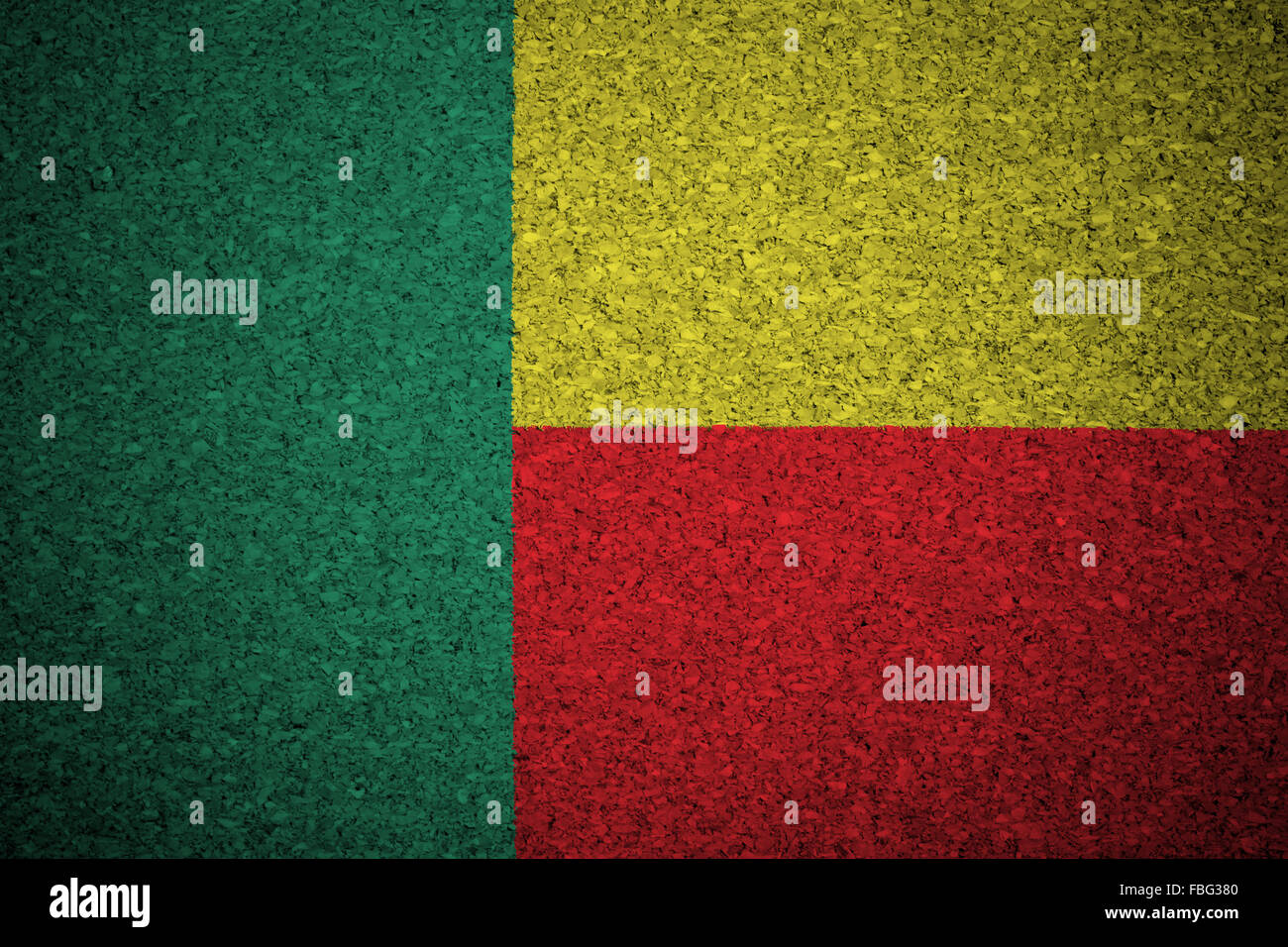 The Benin flag Stock Photo - Alamy