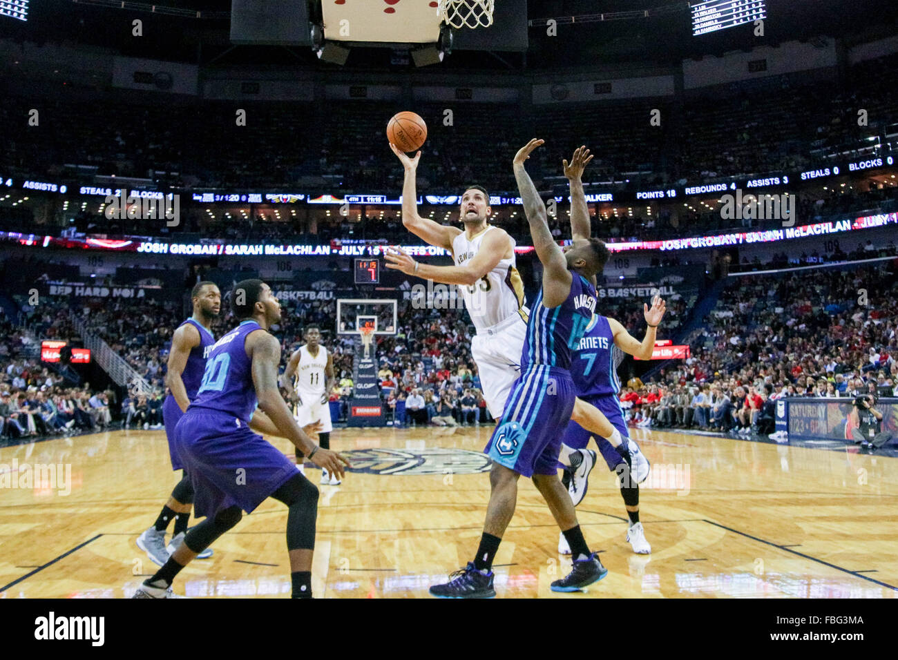 New Orleans, LA, USA. 15th Jan, 2016. New Orleans Pelicans forward Ryan ...