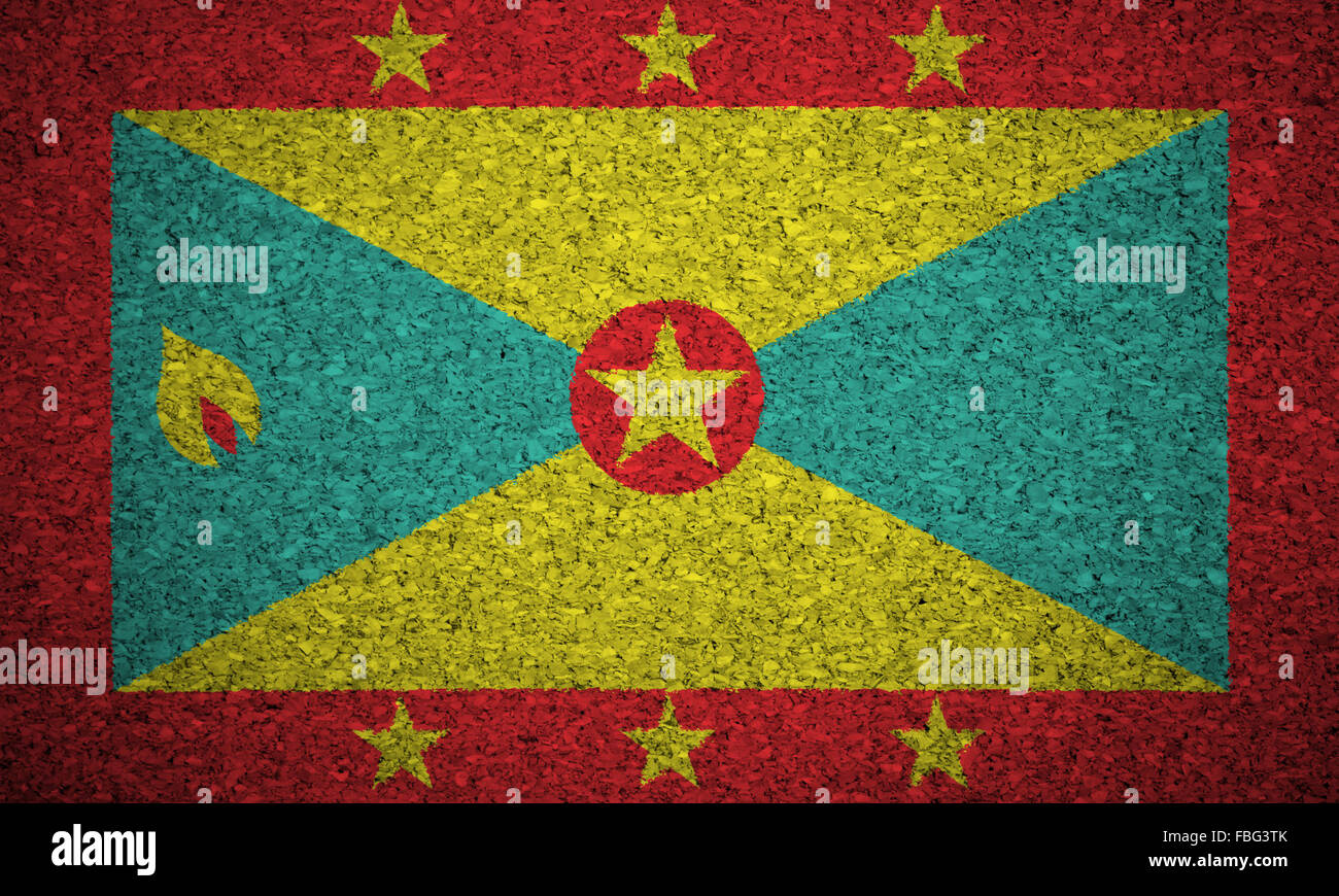 The Grenada flag Stock Photo - Alamy