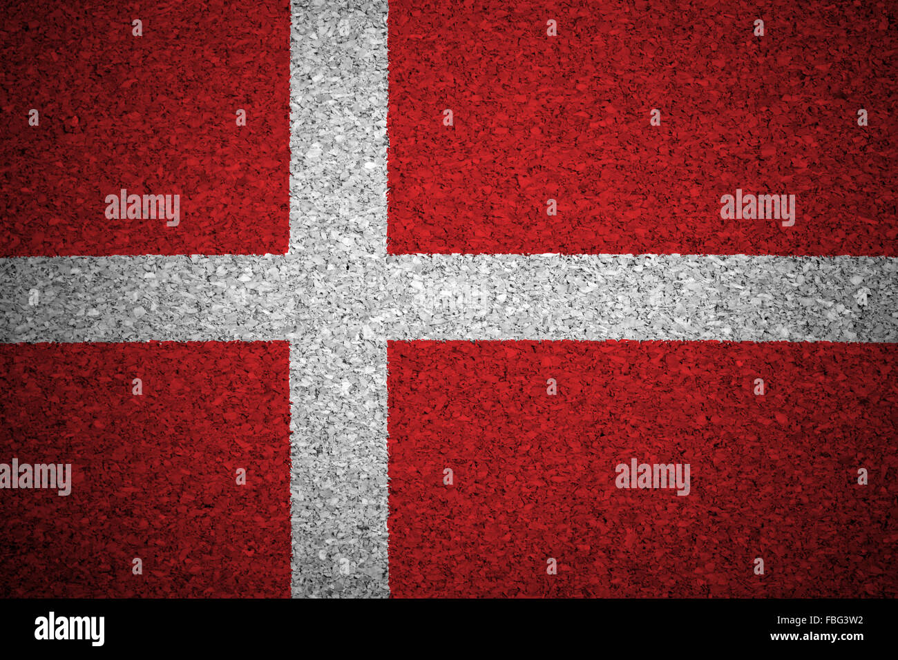 The Danish flag Stock Photo - Alamy