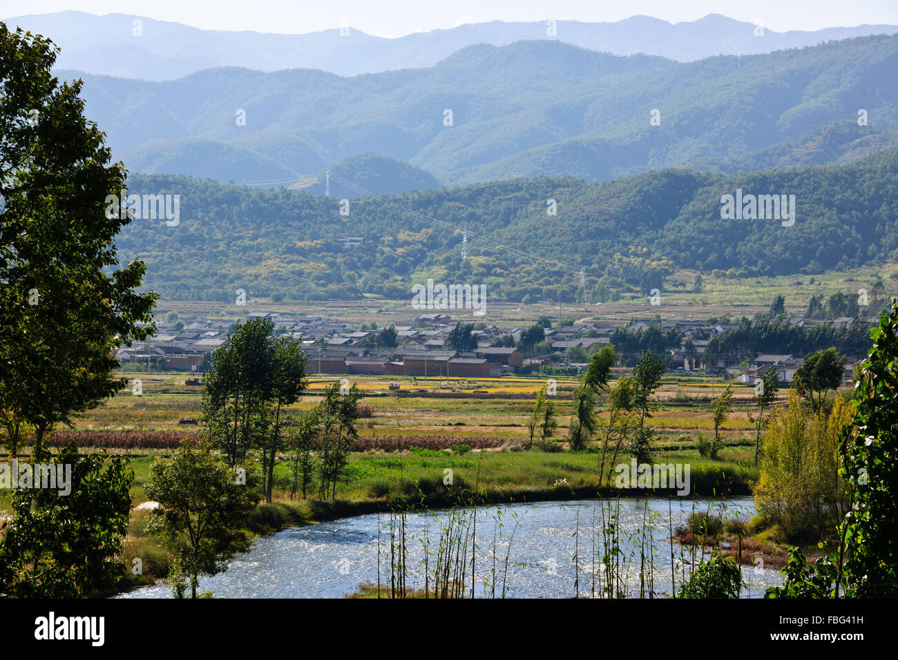 Old Theatre Inn,Village,surrounding countryside,Jiang River,Duanjiadeng ...