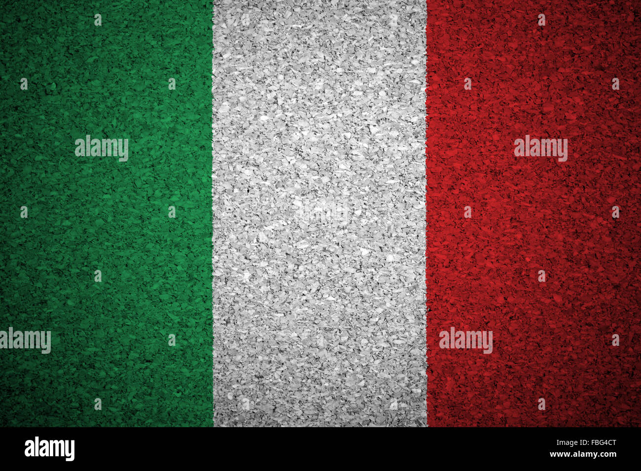 The Italian flag Stock Photo - Alamy