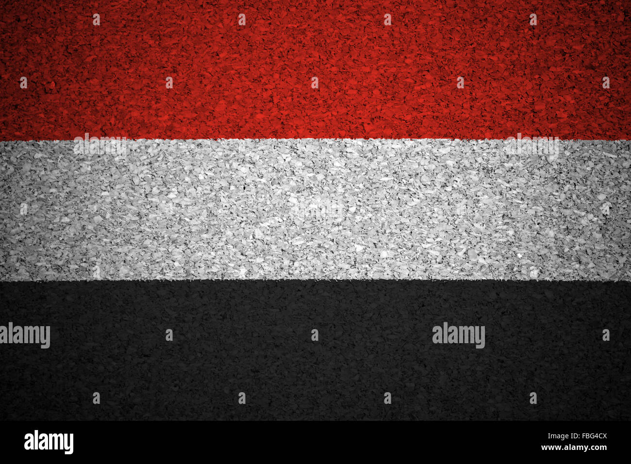 The Yemeni flag Stock Photo - Alamy