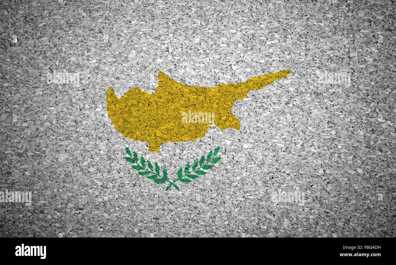 The Cypriot flag Stock Photo - Alamy