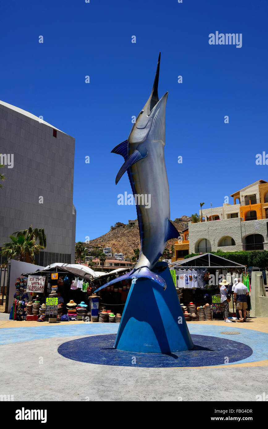 Swordfish Statue Cabo San Lucas Mexico Pacific Ocean Stock Photo - Alamy