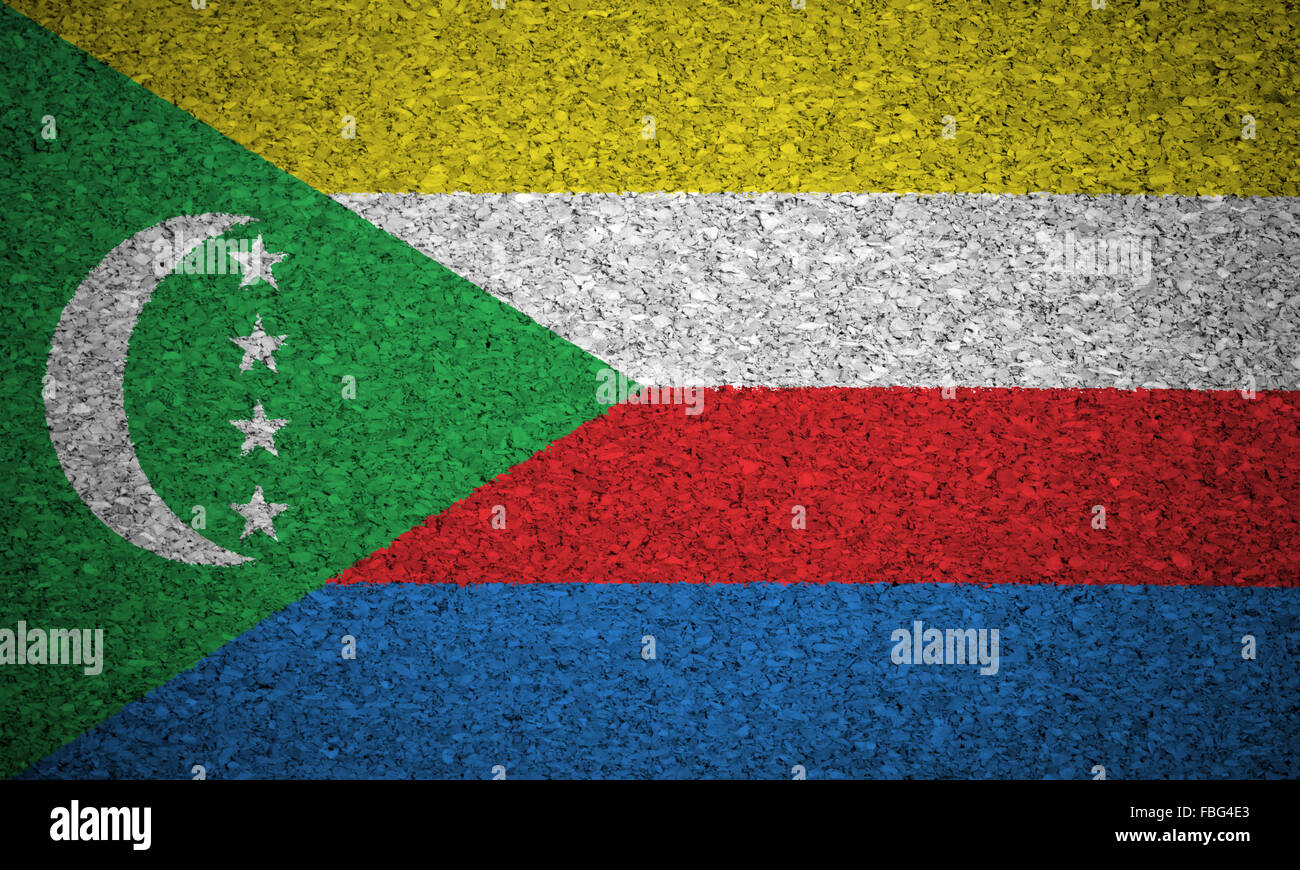 The Comoros flag Stock Photo - Alamy