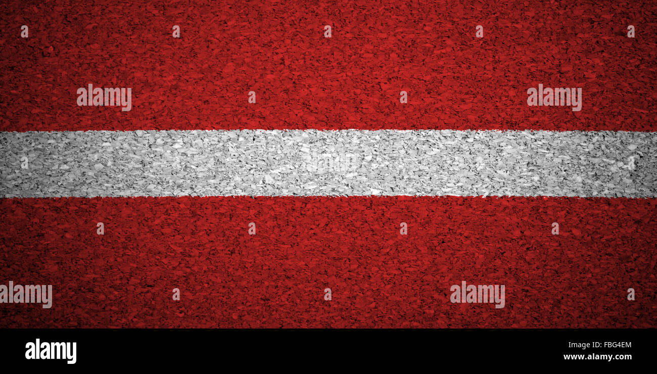 The Latvian flag Stock Photo - Alamy
