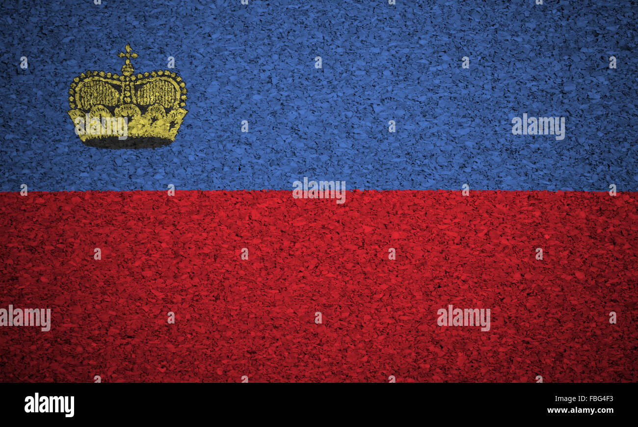 The Liechtenstein flag Stock Photo - Alamy