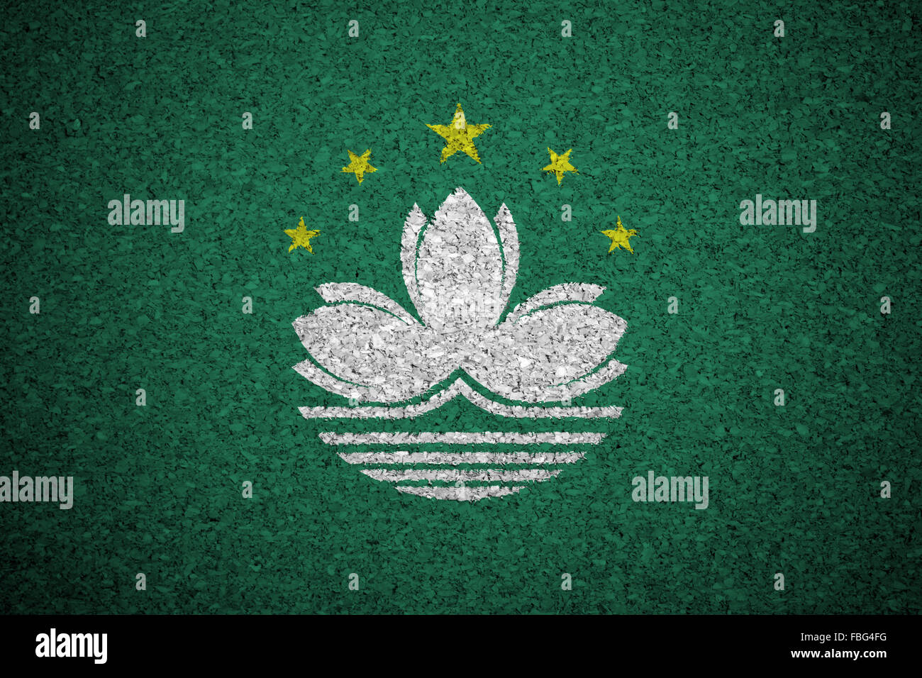 The Macau flag Stock Photo - Alamy