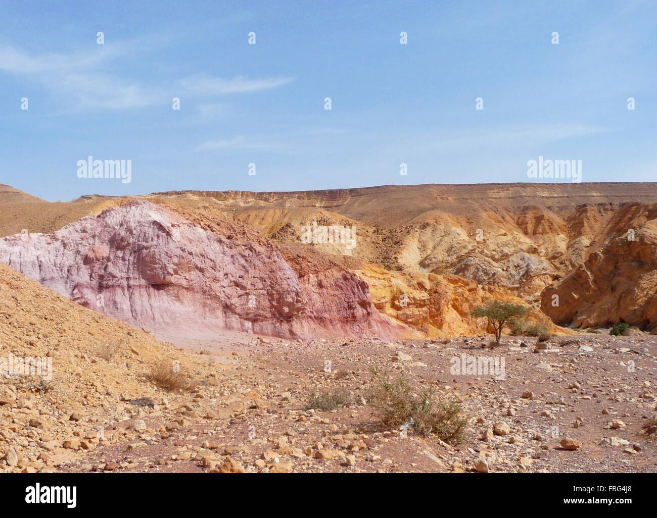 Beautiful red and pink colors of the sandstone of the Red Canyon in the ...