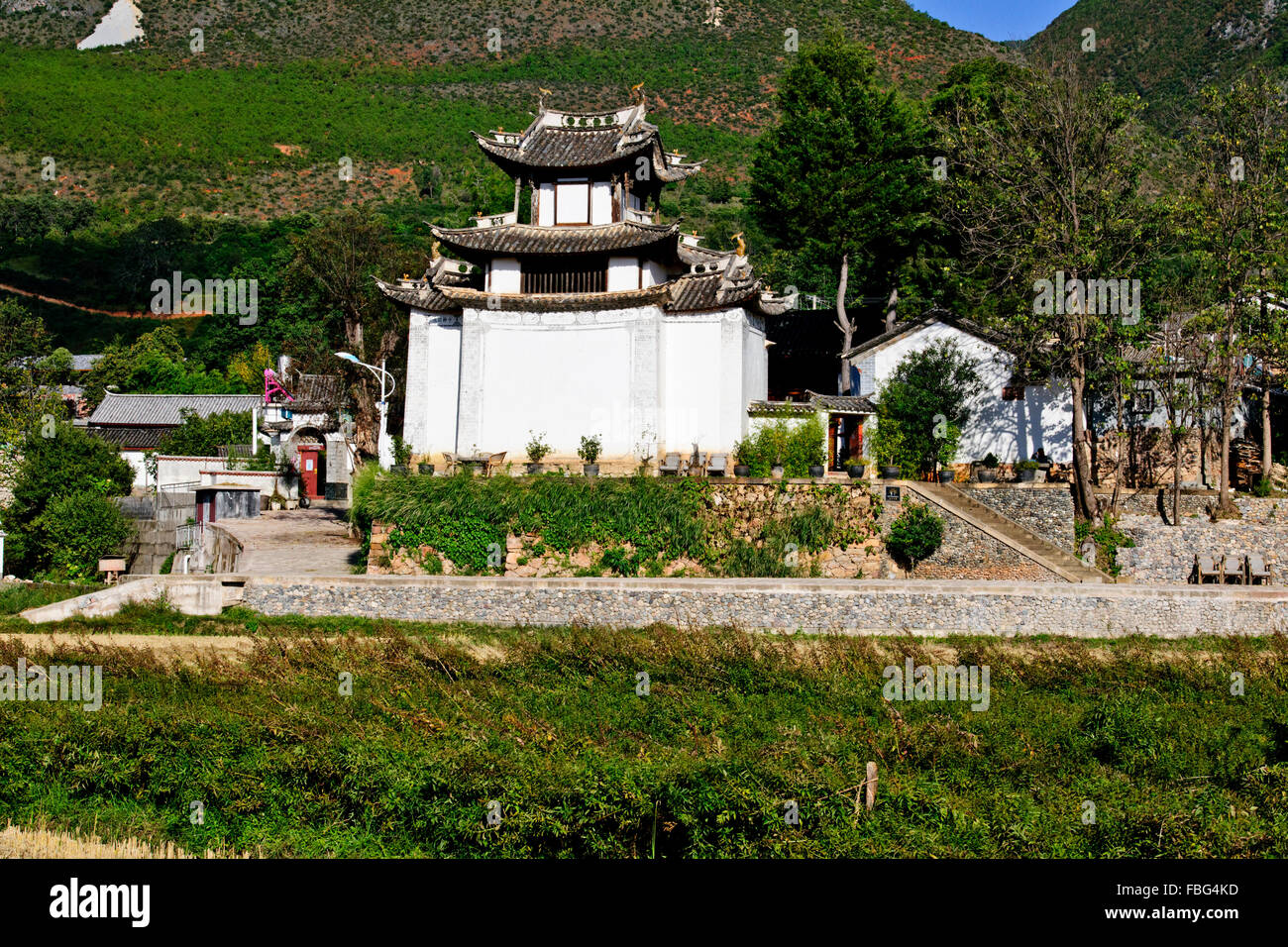 Old Theatre Inn,Village,surrounding countryside,Jiang River,Duanjiadeng ...