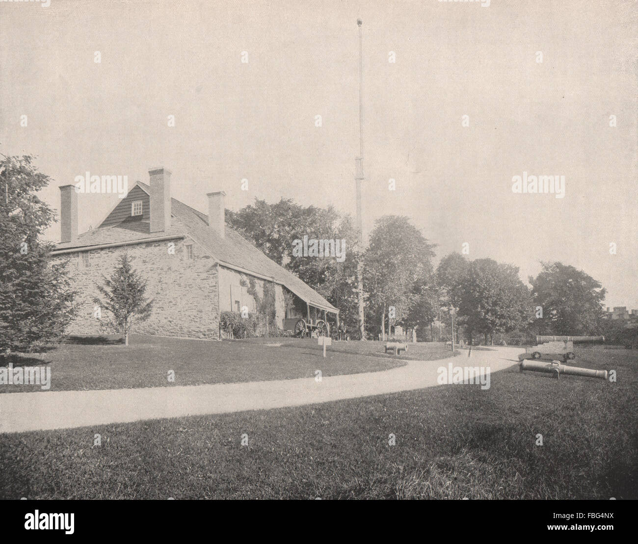 Washington's Headquarters, Newburgh, New York. Hasbrouck House, old ...