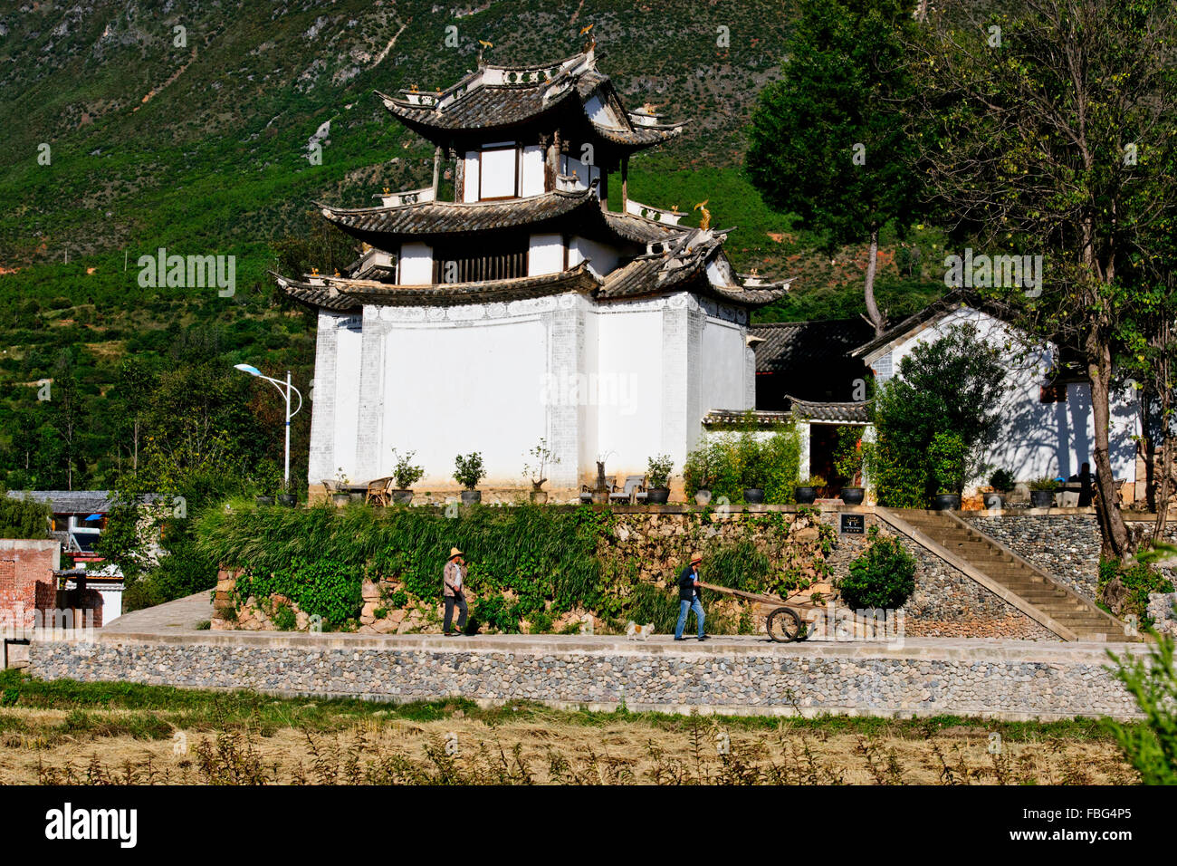 Old Theatre Inn,Village,surrounding countryside,Jiang River,Duanjiadeng ...