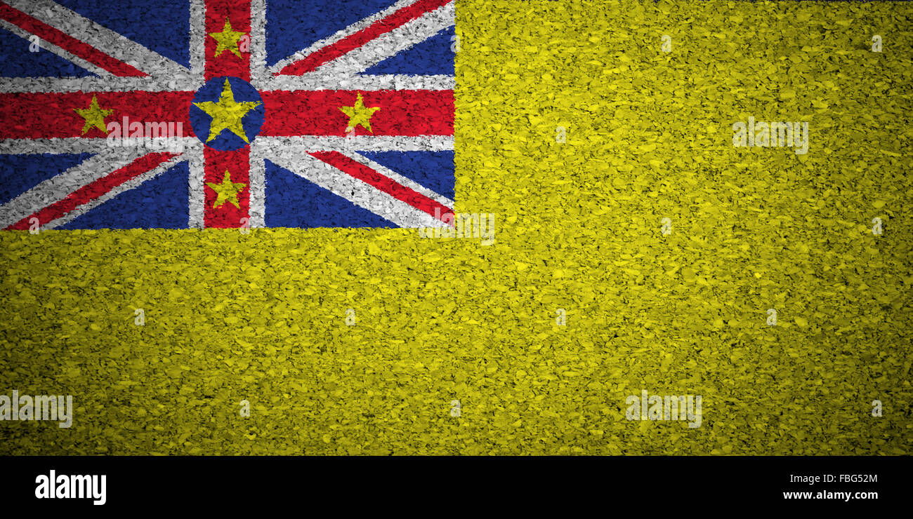 The Niuean flag Stock Photo - Alamy