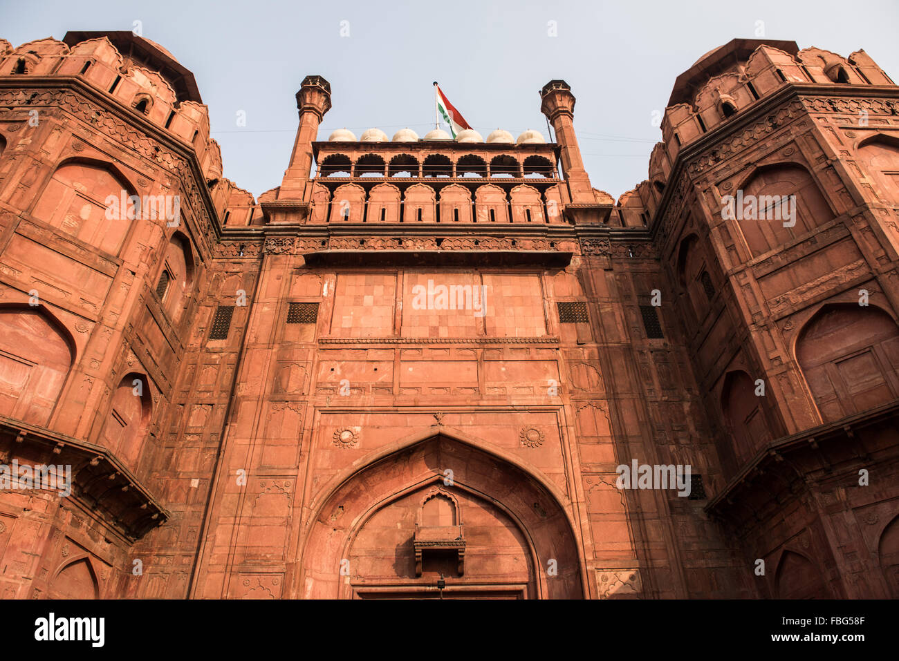 Famous Red Fort in Delhi, which was the residential palace of Shah ...