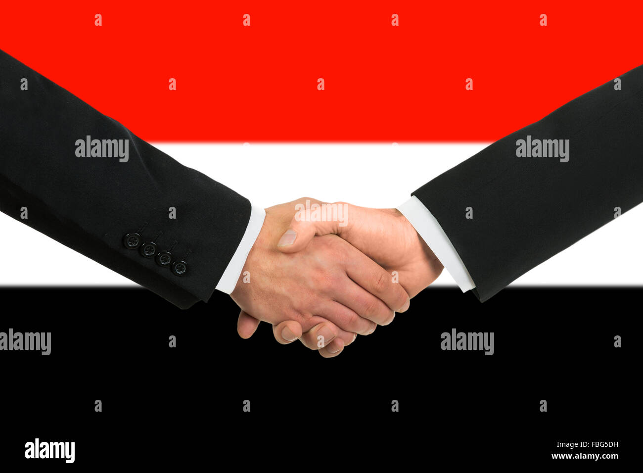 The Yemeni flag Stock Photo - Alamy