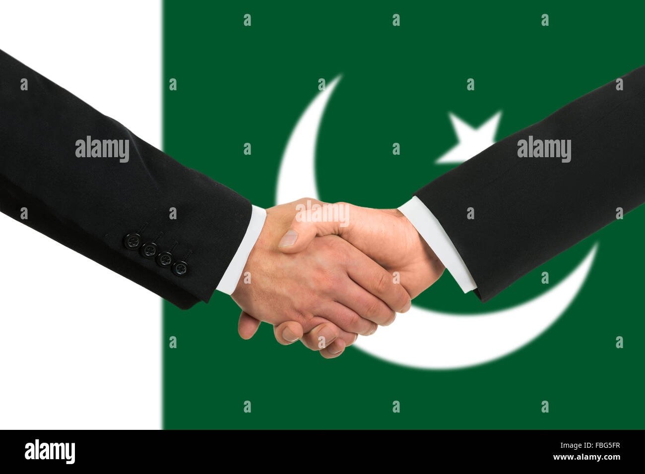 The Pakistani flag Stock Photo - Alamy