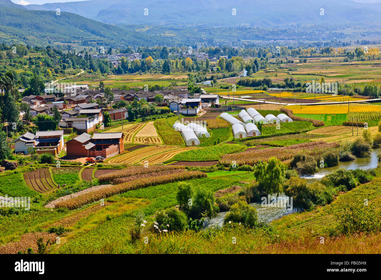 Old Theatre Inn,Village,surrounding countryside,Jiang River,Duanjiadeng ...