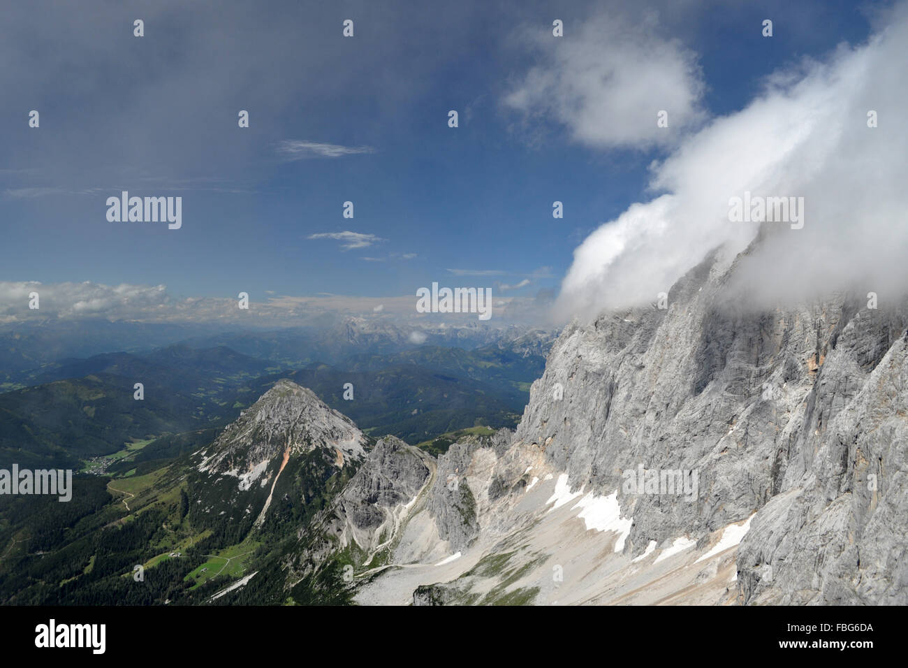 The Dachstein Mountains are a mountain range in the Northern Limestone ...