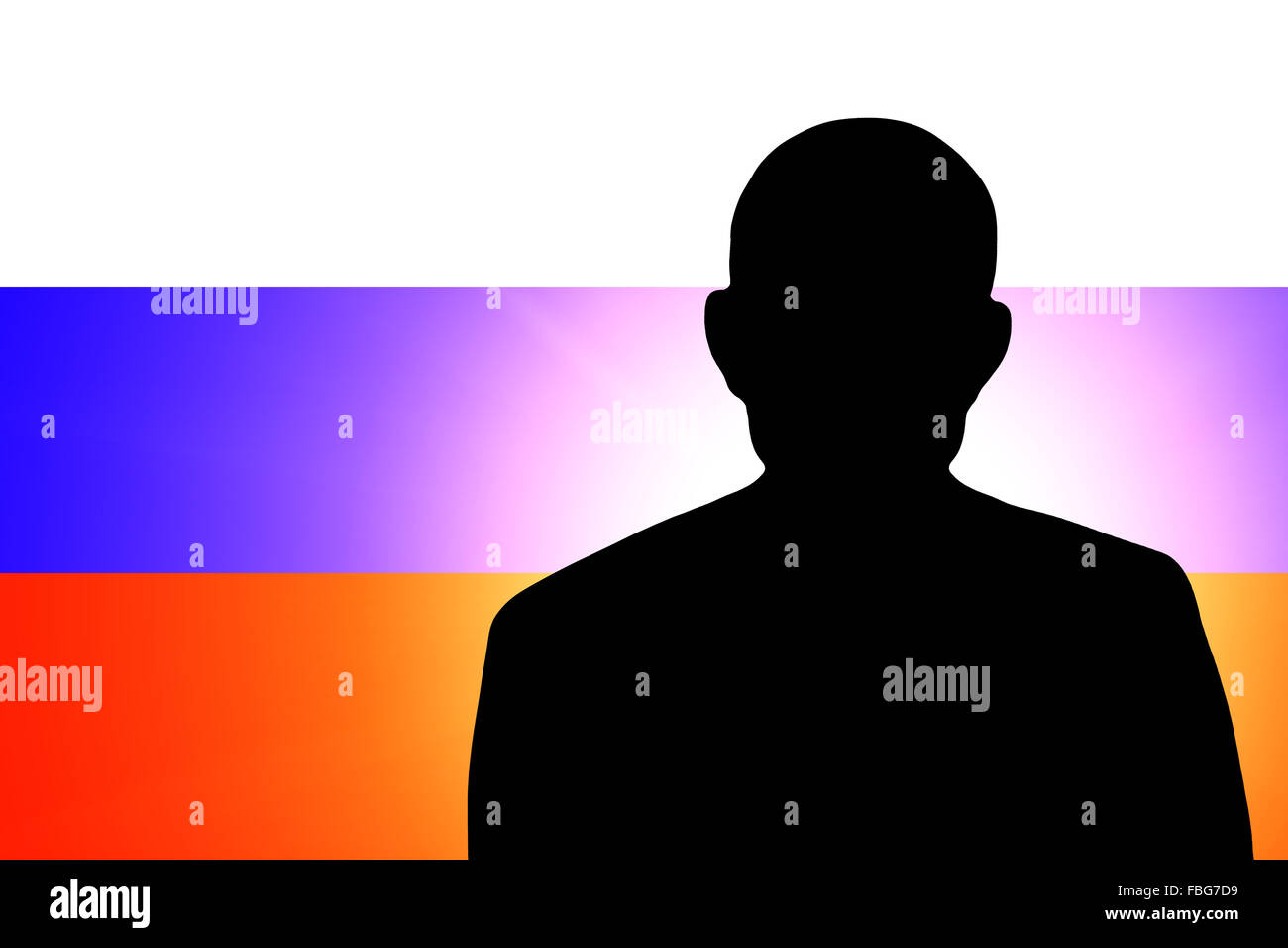 The Russian flag Stock Photo - Alamy