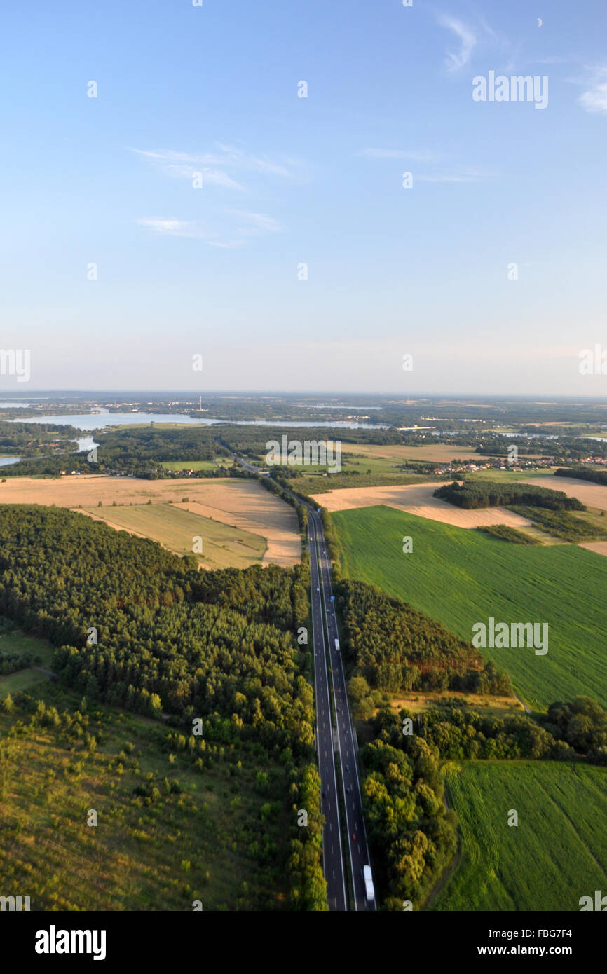 Germany autobahn aerial hi-res stock photography and images - Alamy