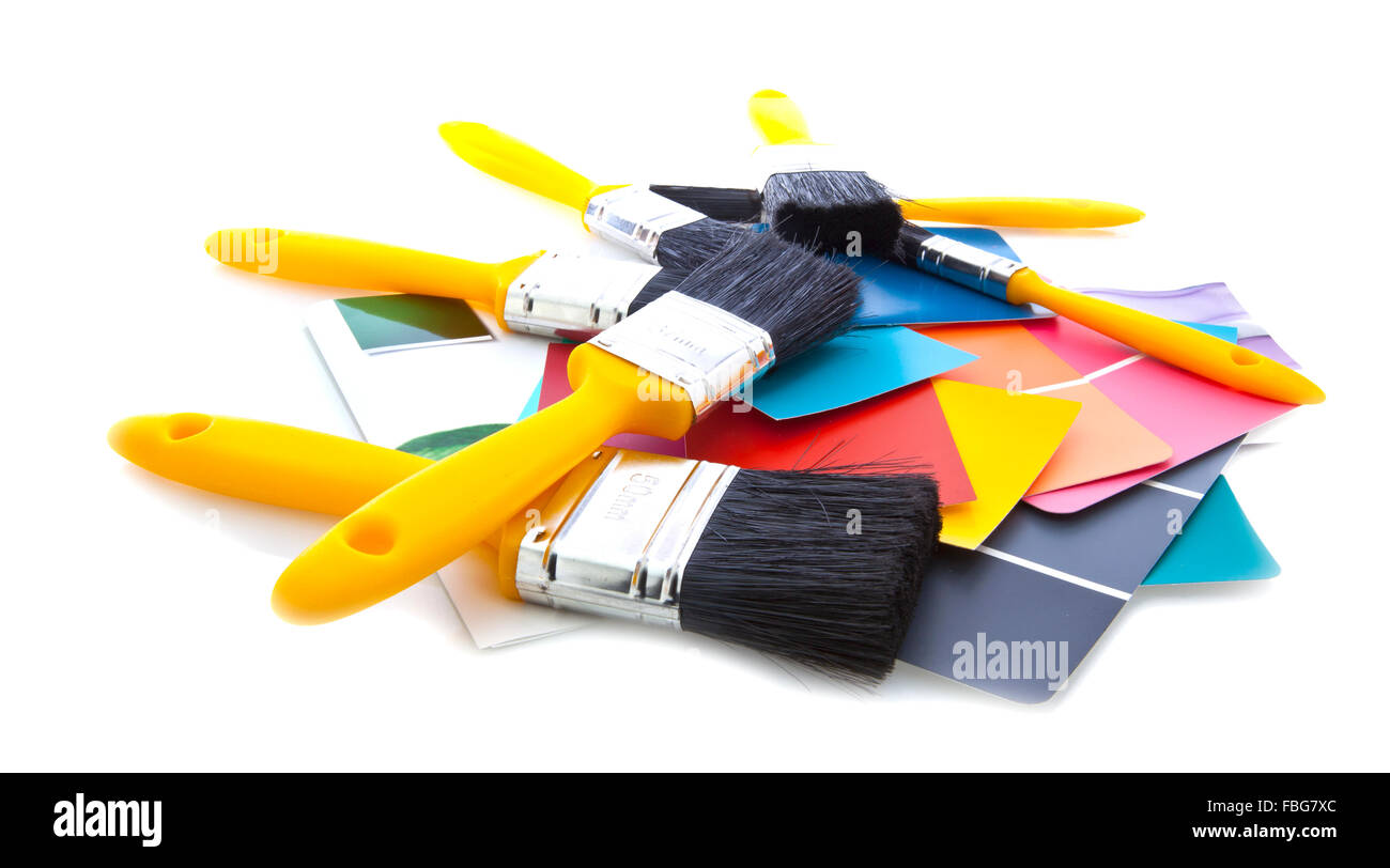 White paint colour chart hi-res stock photography and images - Alamy