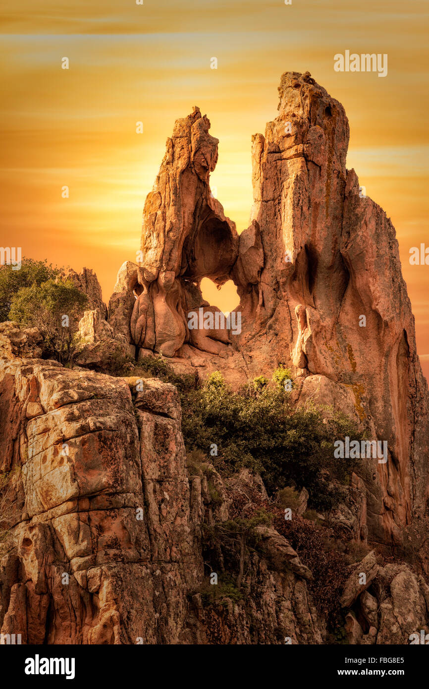 Calanques de piana heart corsica hi-res stock photography and images ...