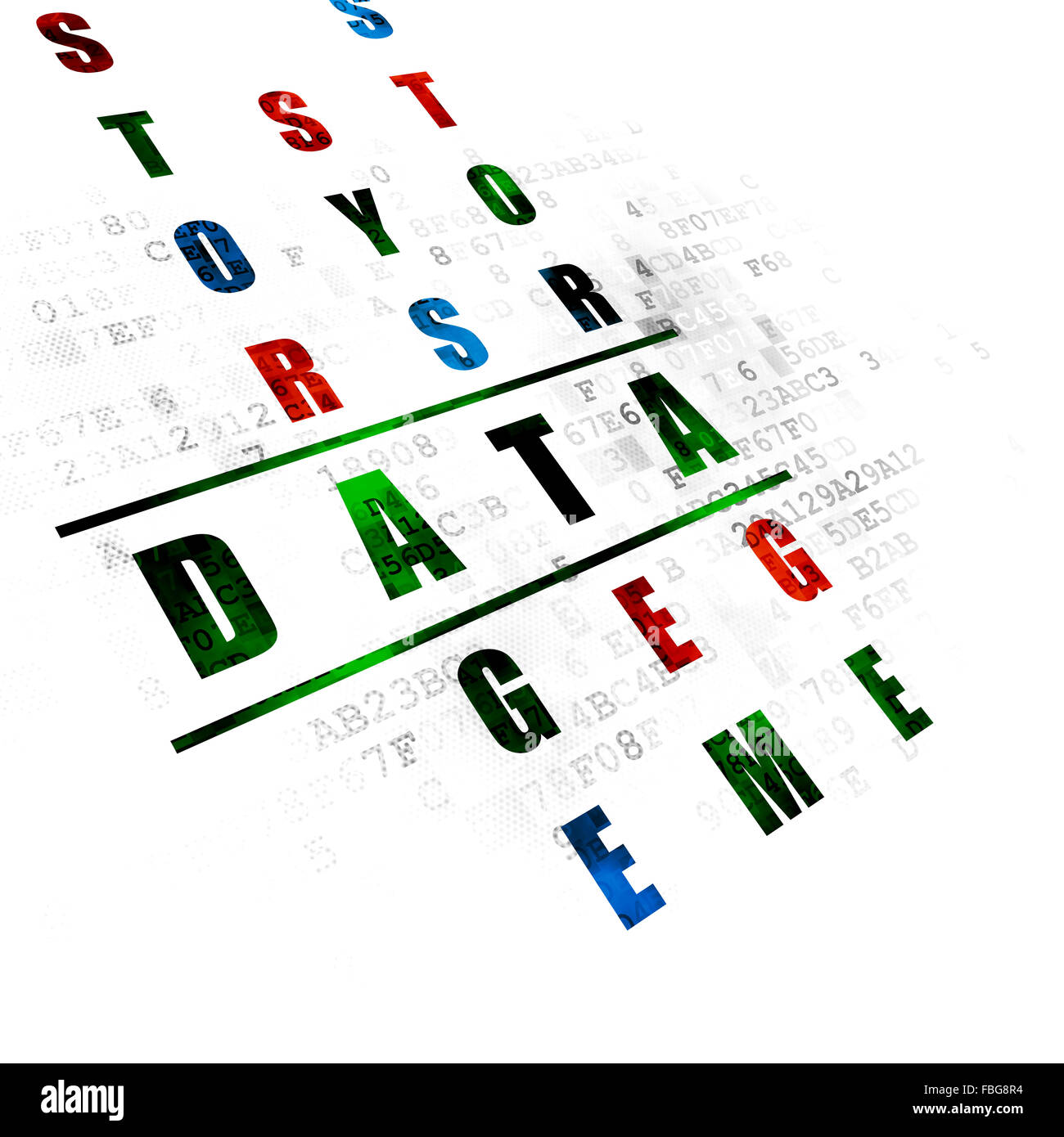 Data concept: Data in Crossword Puzzle Stock Photo - Alamy
