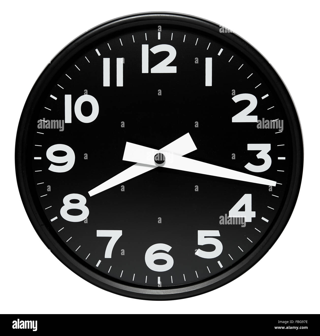 Black clock hands hi-res stock photography and images - Alamy