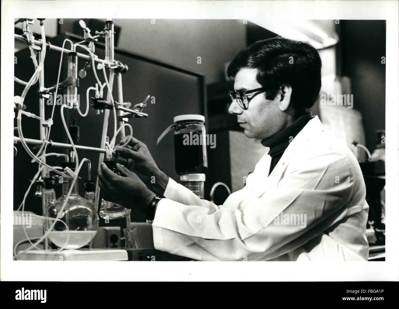 1962 - At work in his laboratory is A.M. Chakrabarty, Ph. D., professor ...