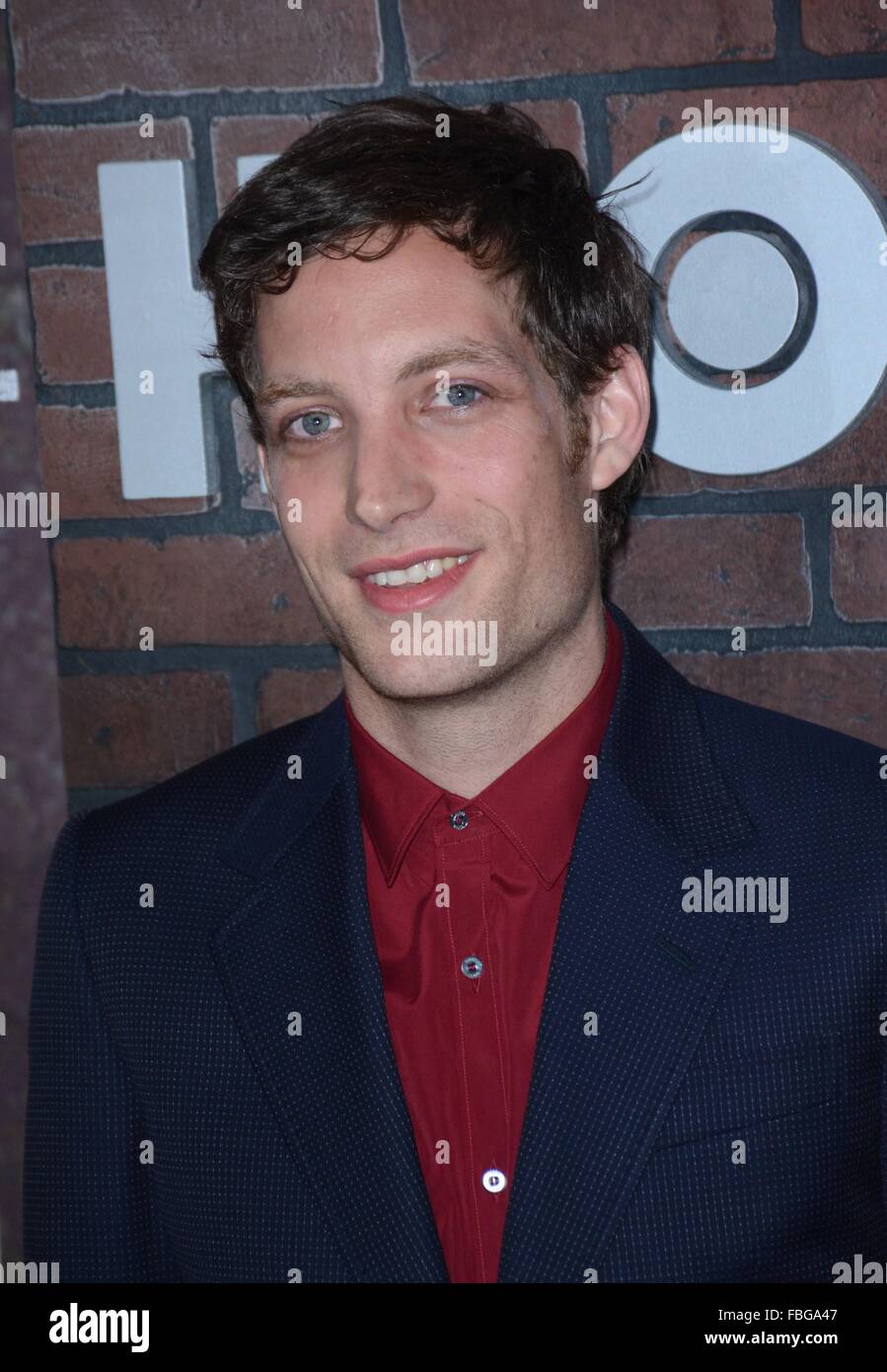 New York, NY, USA. 15th Jan, 2016. James Jagger at arrivals for VINYL ...