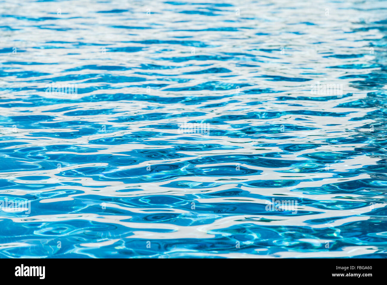 Ripples on the water in the swimming pool Stock Photo - Alamy