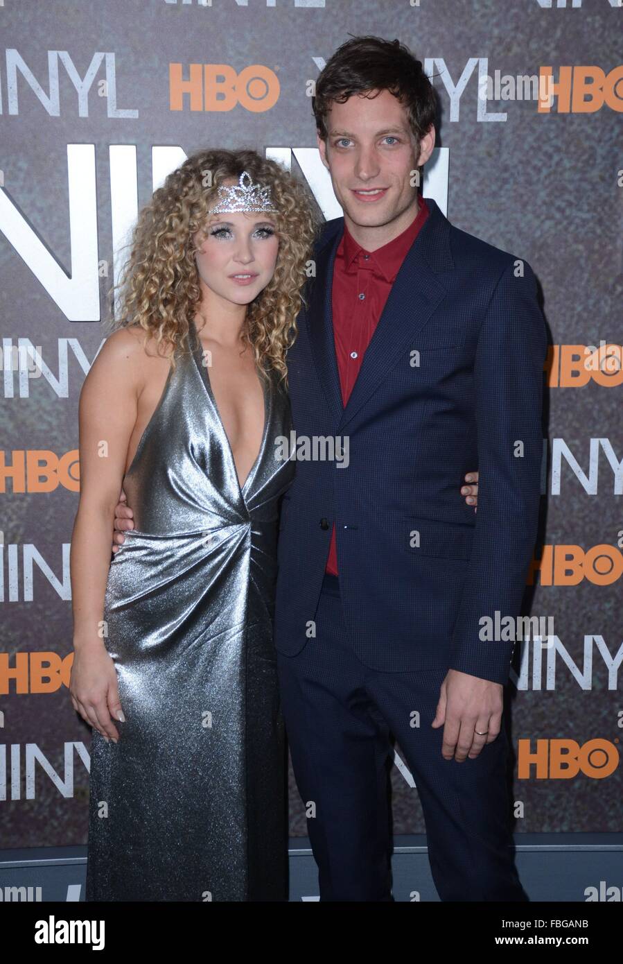 New York, NY, USA. 15th Jan, 2016. Juno Temple, James Jagger at ...