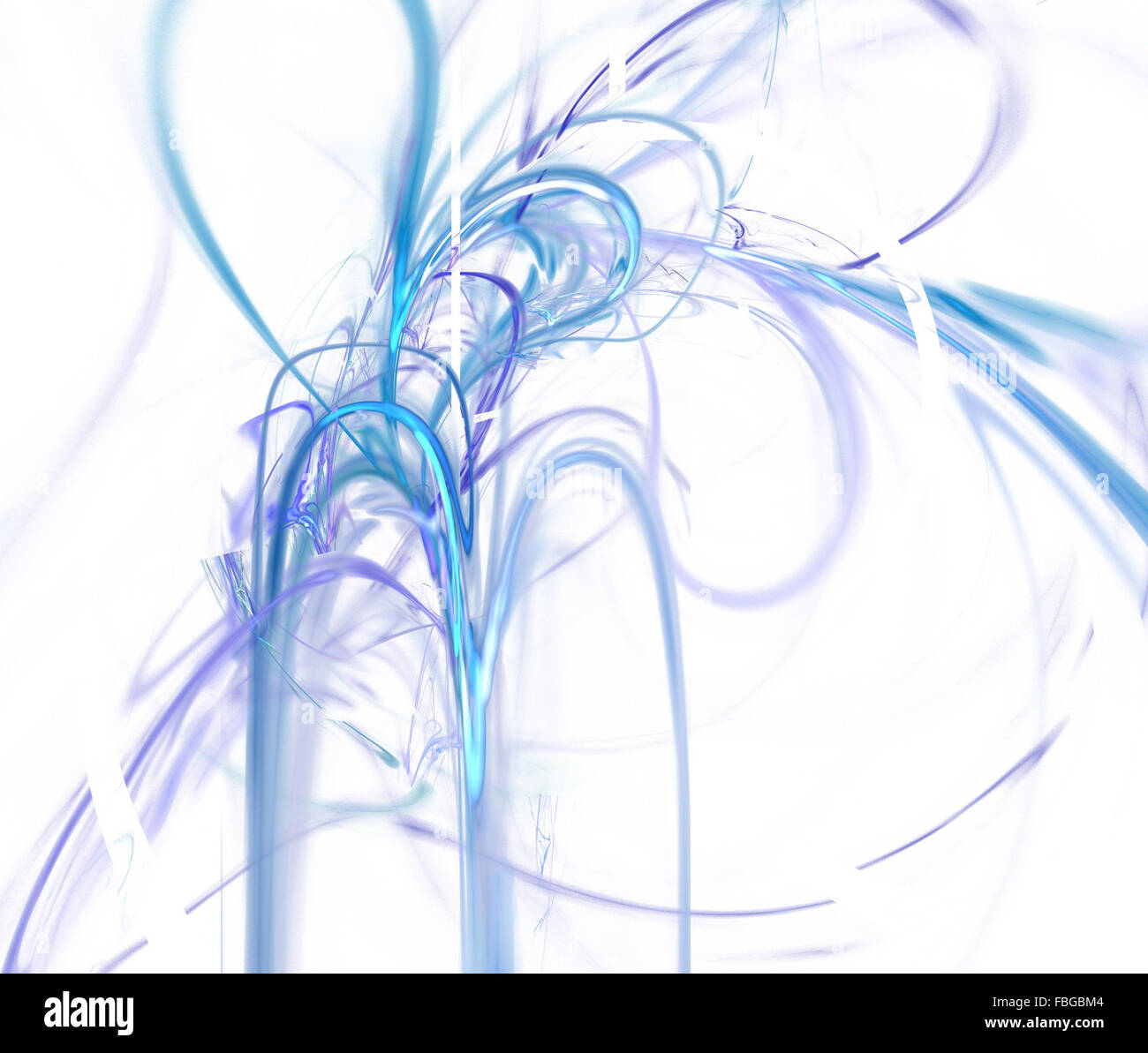 digital fractal on white background Stock Photo - Alamy