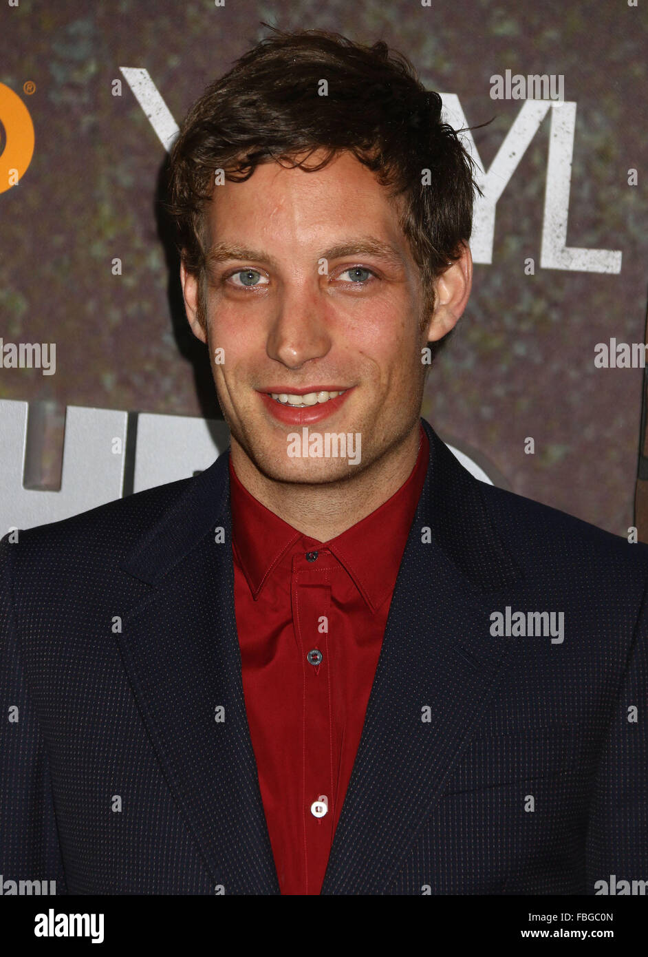 New York, New York, USA. 15th Jan, 2016. Actor JAMES JAGGER attends the New York premiere of the ...
