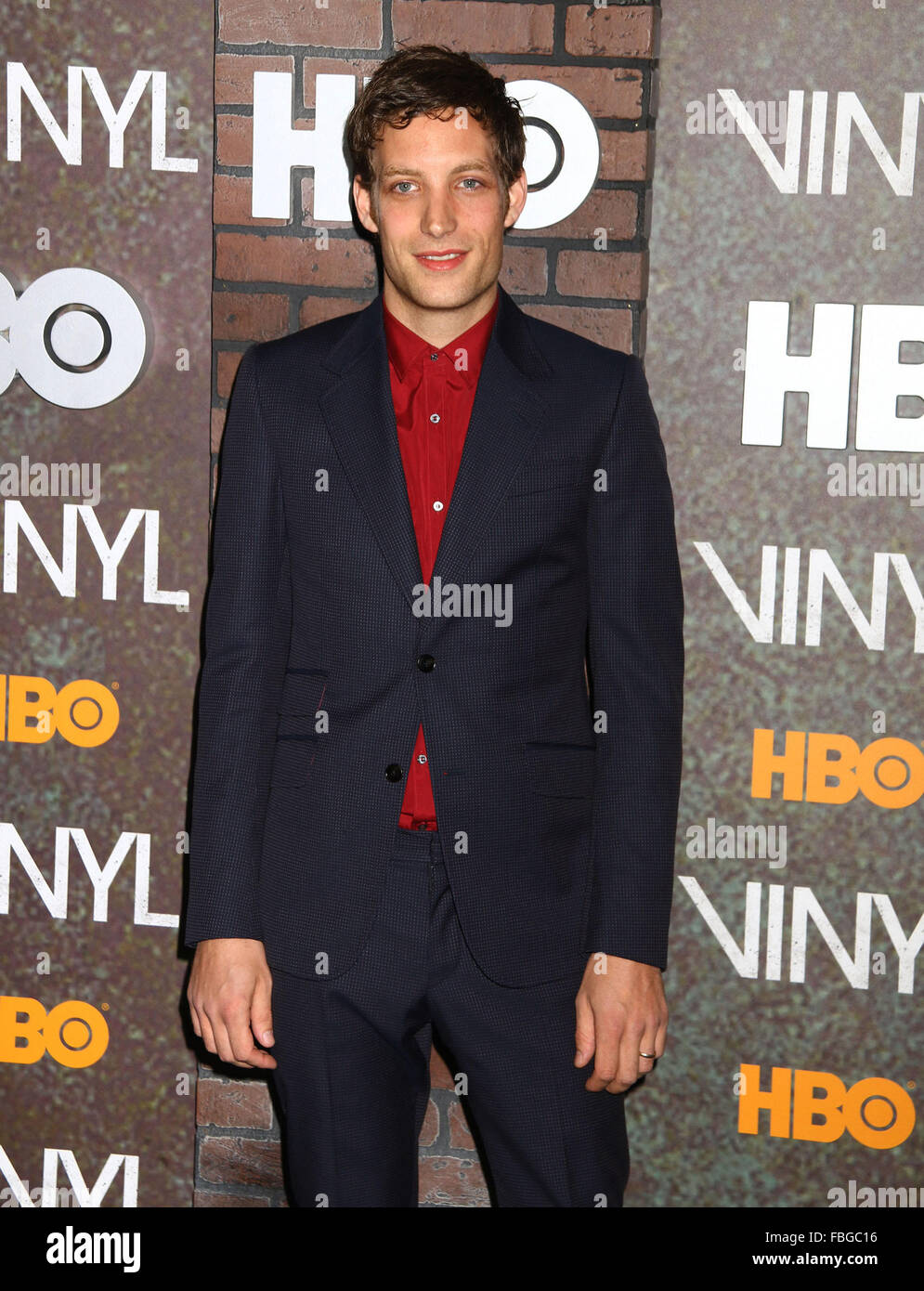 New York, New York, USA. 15th Jan, 2016. Actor JAMES JAGGER attends the ...