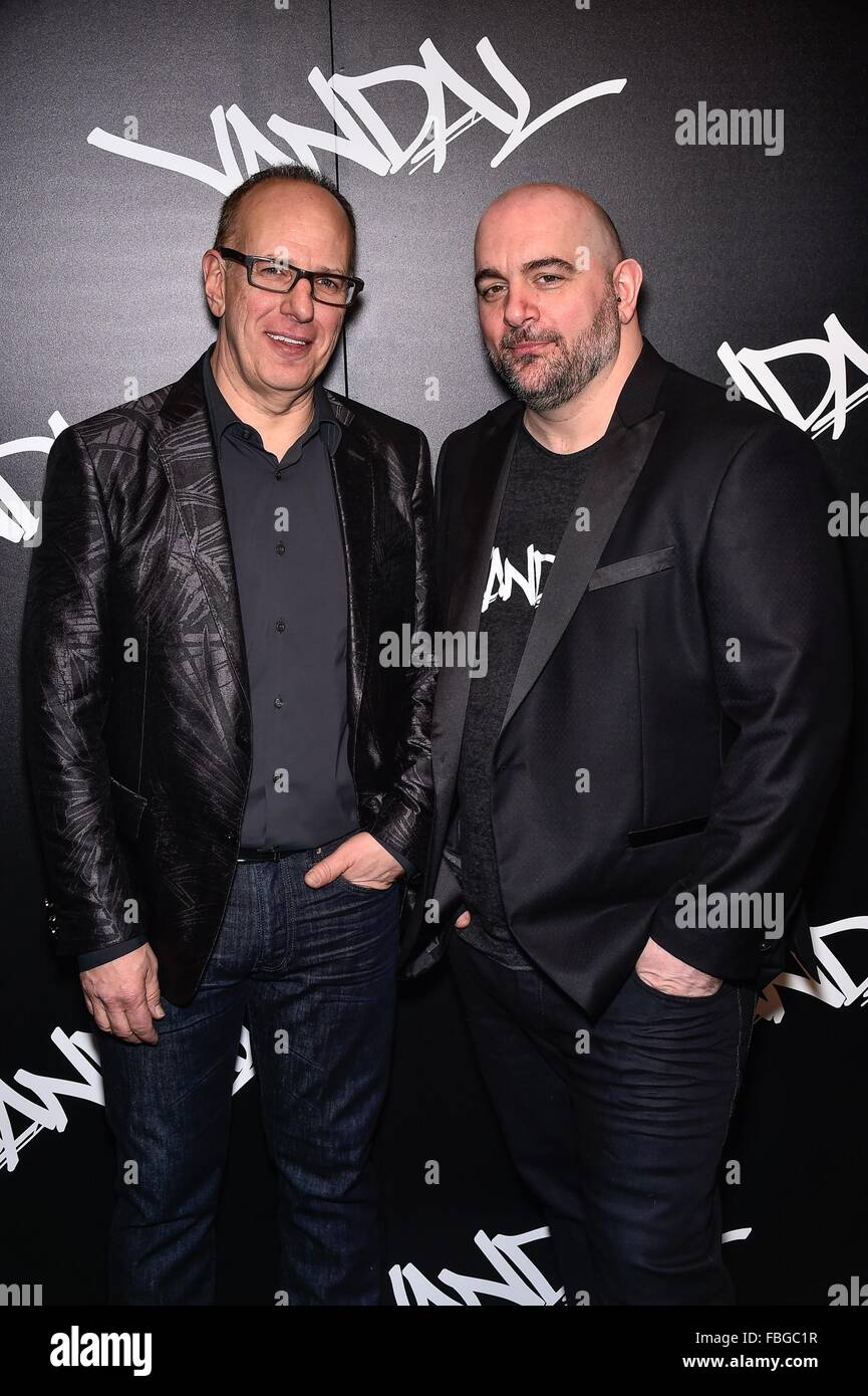 New York, NY, USA. 15th Jan, 2016. Rich Wolf, Chris Santos at arrivals ...