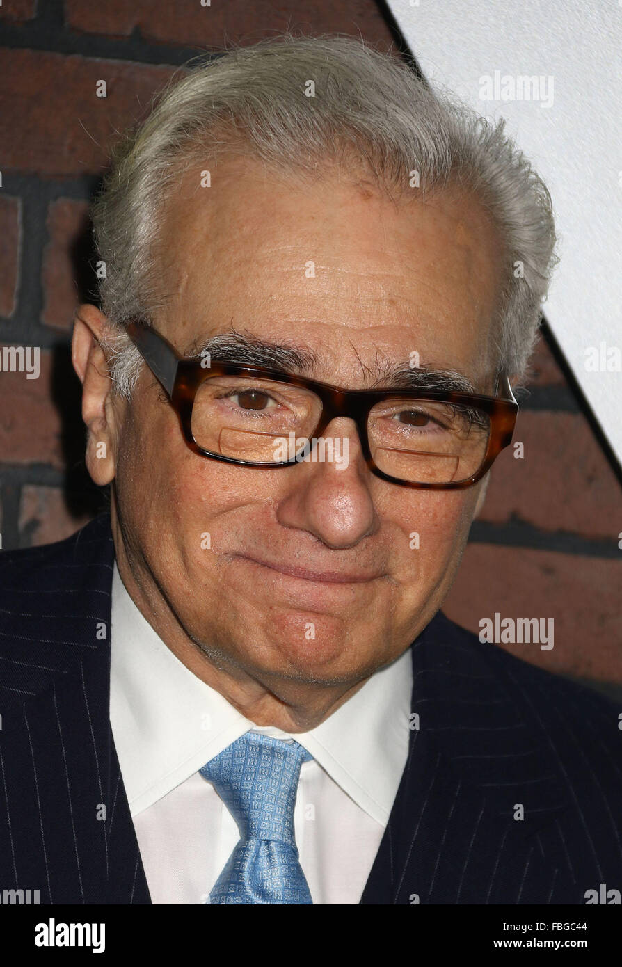 New York, New York, USA. 15th Jan, 2016. Director MARTIN SCORSESE ...