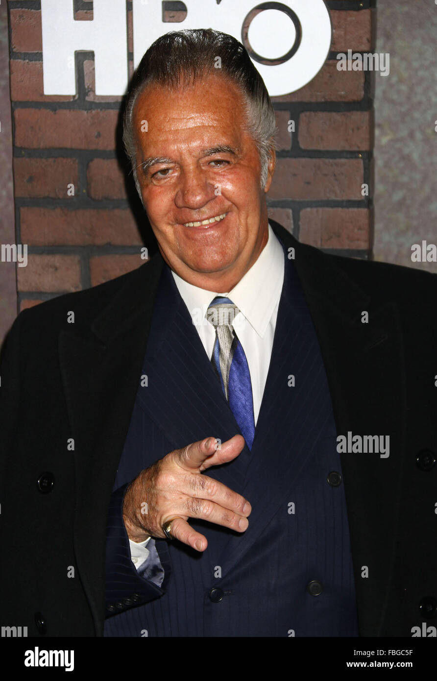 New York, New York, USA. 15th Jan, 2016. Actor TONY SIRICO attends the ...