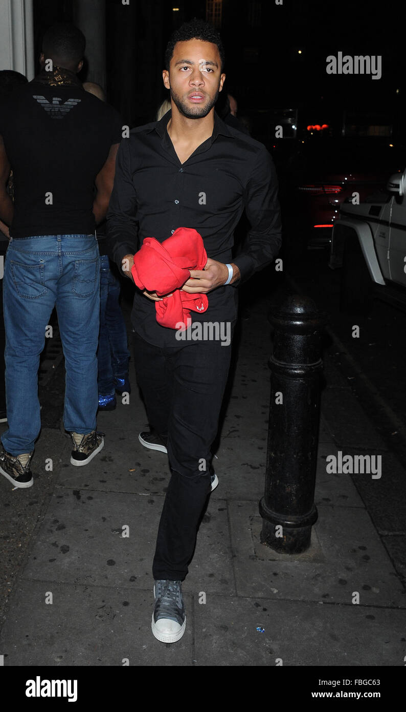 Arsenal and Tottenham players leave Libertine nightclub in London after ...
