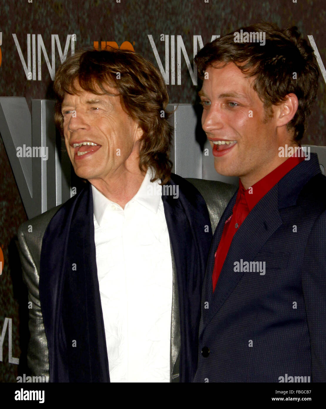 New York, New York, USA. 15th Jan, 2016. Producer/singer MICK JAGGER ...