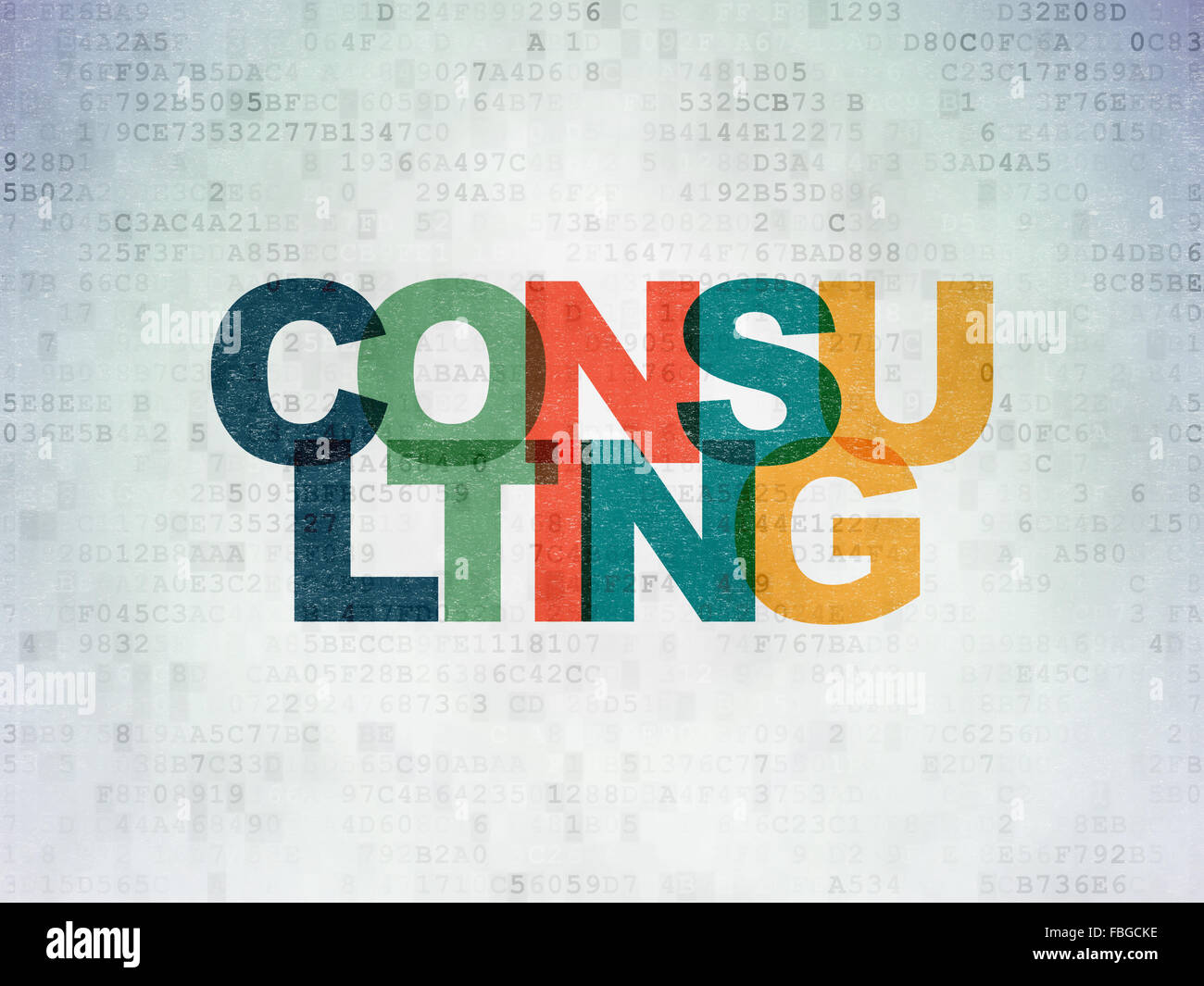 Business concept: Consulting on Digital Paper background Stock Photo ...