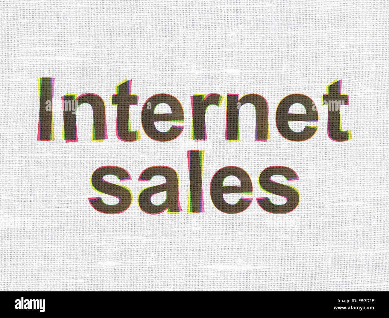 Marketing concept: Internet Sales on fabric texture background Stock ...