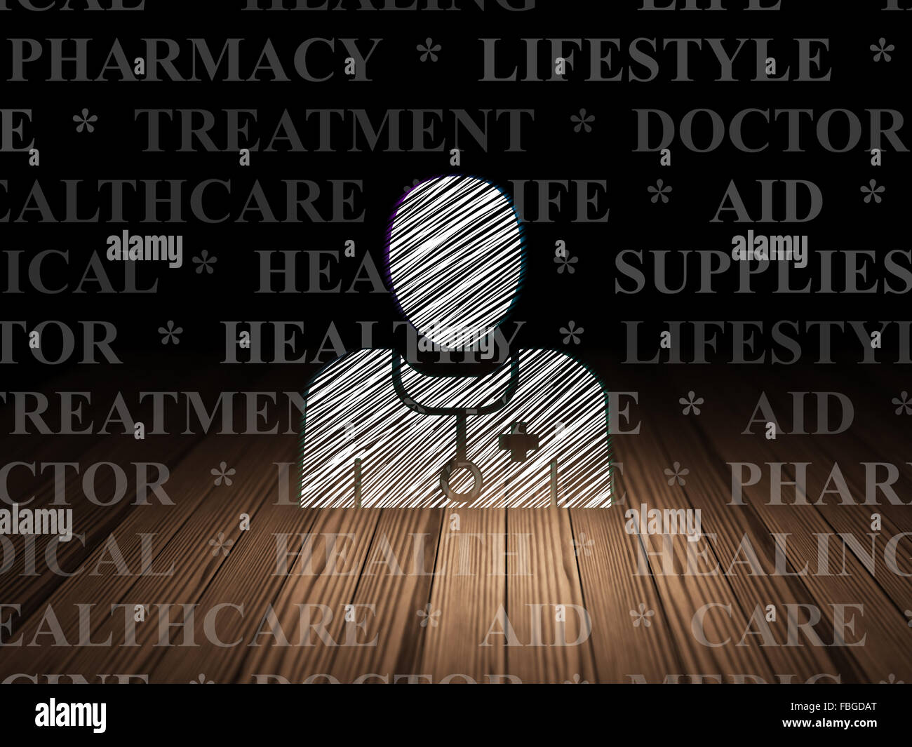 Sick person doctor dark room hi-res stock photography and images - Alamy