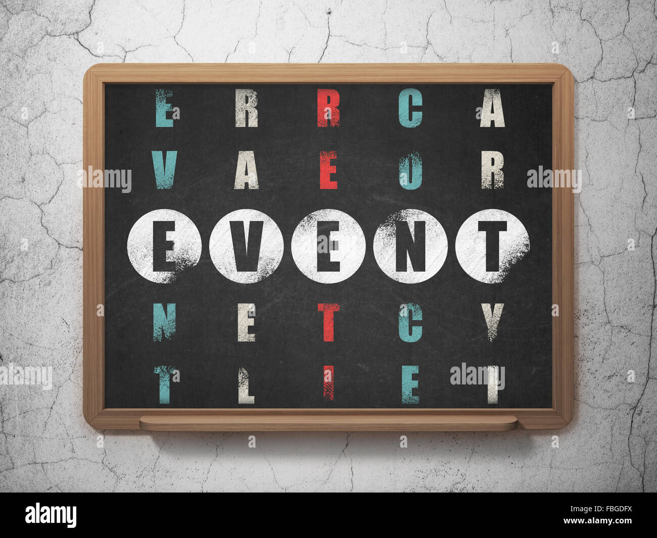 Holiday concept: Event in Crossword Puzzle Stock Photo - Alamy