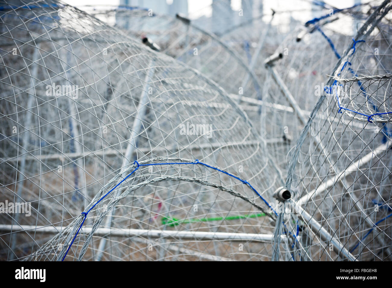 Heap of commercial fishing nets hi-res stock photography and images - Alamy
